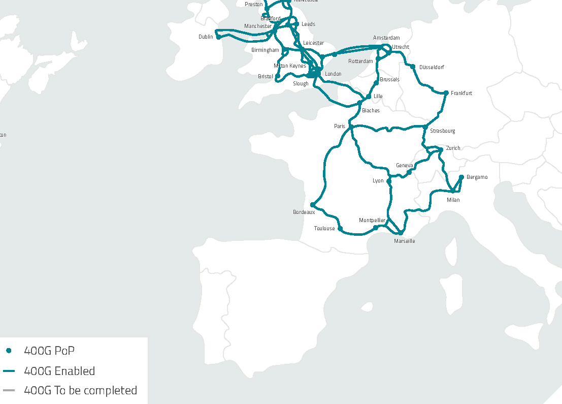 Zayo’s Expansive Connectivity in Europe – Fully Enabled 400G Network ...